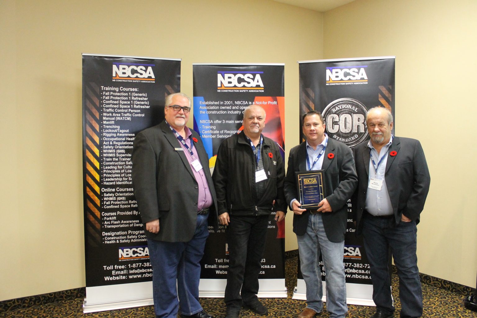 Safety Award Recipients – NBCSA